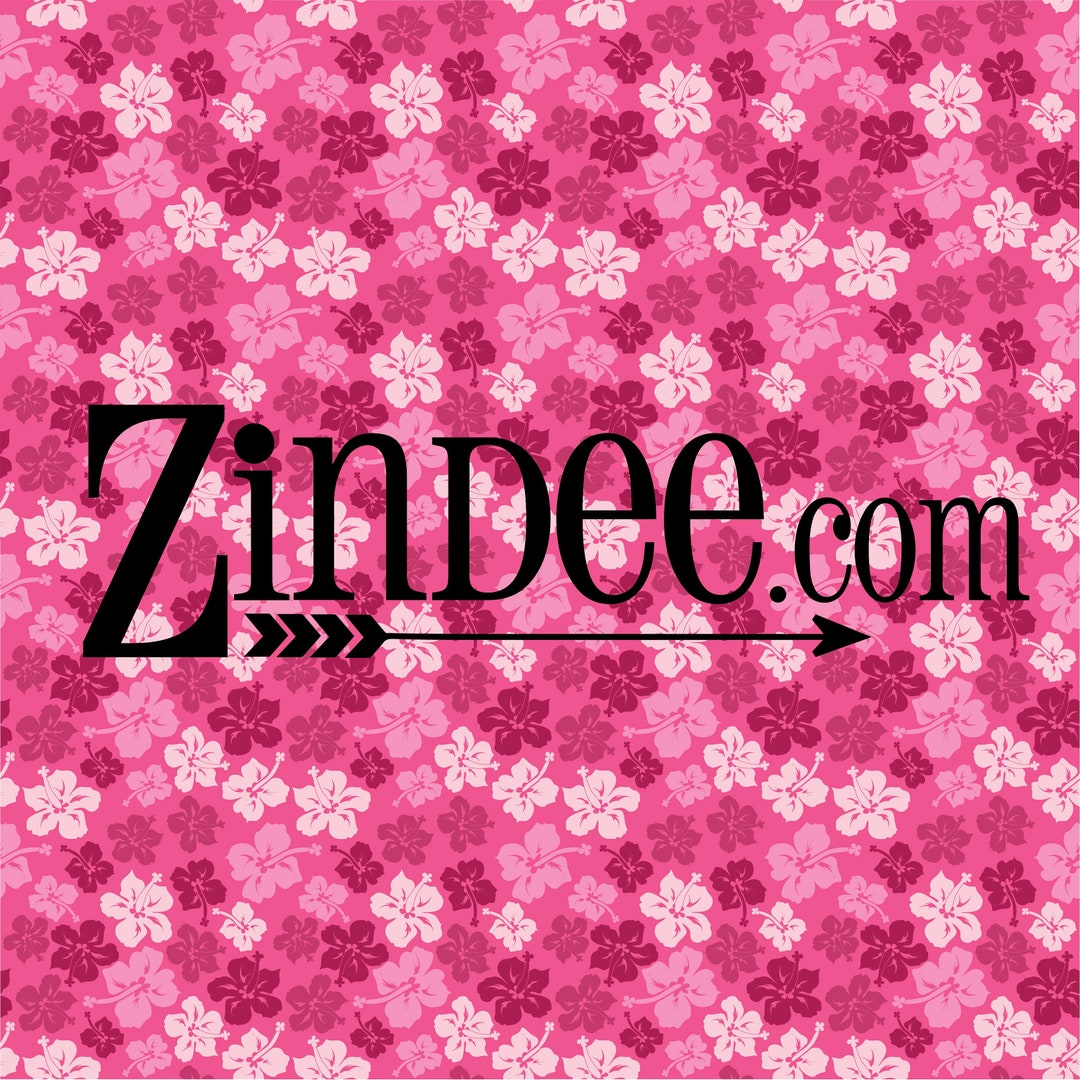 Pink Floral Printed Vinyl, Adhesive Vinyl, Heat Transfer Vinyl, Pattern ...