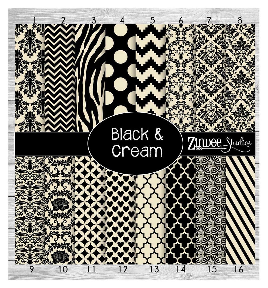Black and Cream Printed Vinyl, Adhesive Vinyl, Heat Transfer Vinyl ...
