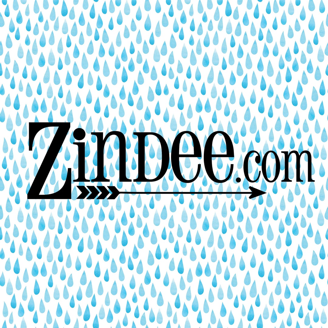 Watercolor Raindrops Printed Vinyl, Adhesive Vinyl, Heat Transfer Vinyl ...