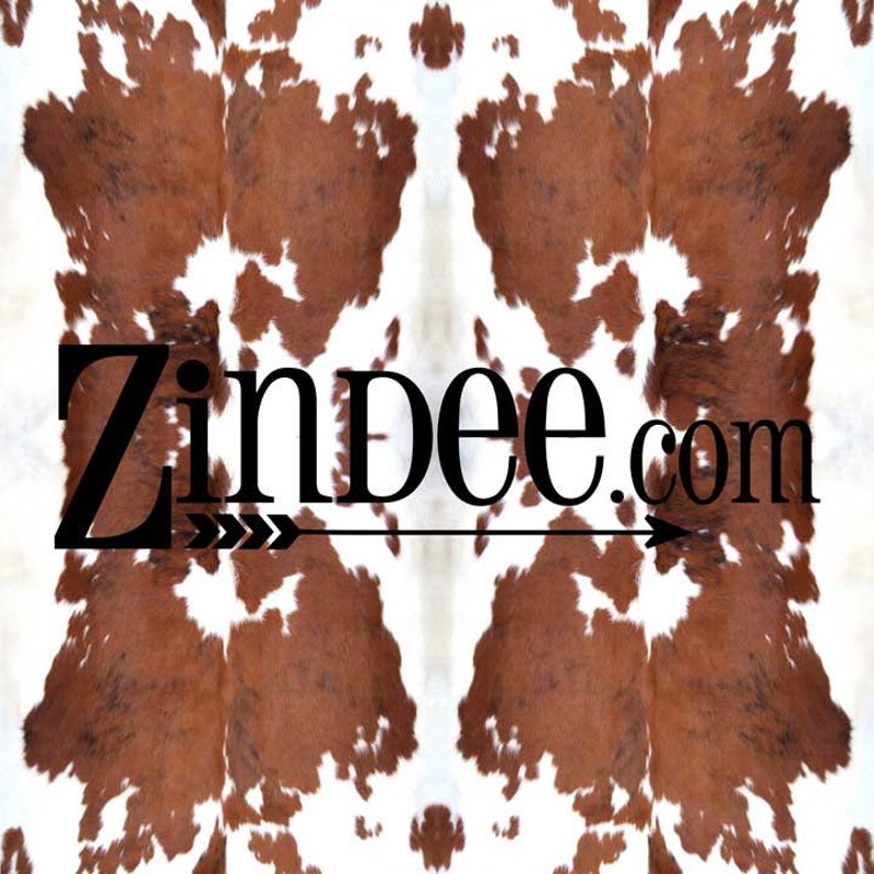 Brown Cow Hide Printed Heat Transfer Vinyl or Adhesive Vinyl - Etsy