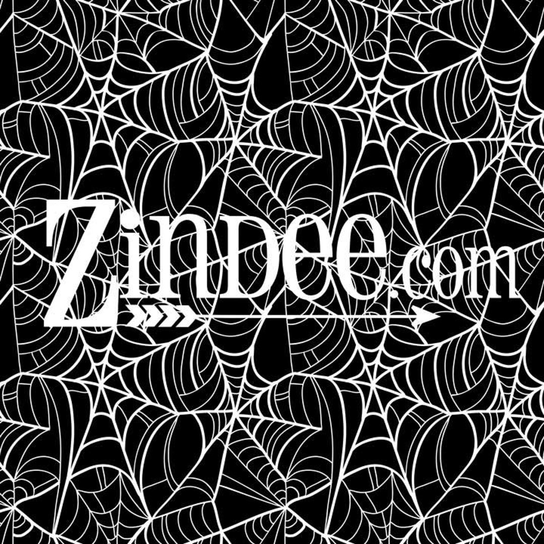 Spiderweb Black and White Printed Heat Transfer Vinyl or Adhesive Vinyl ...