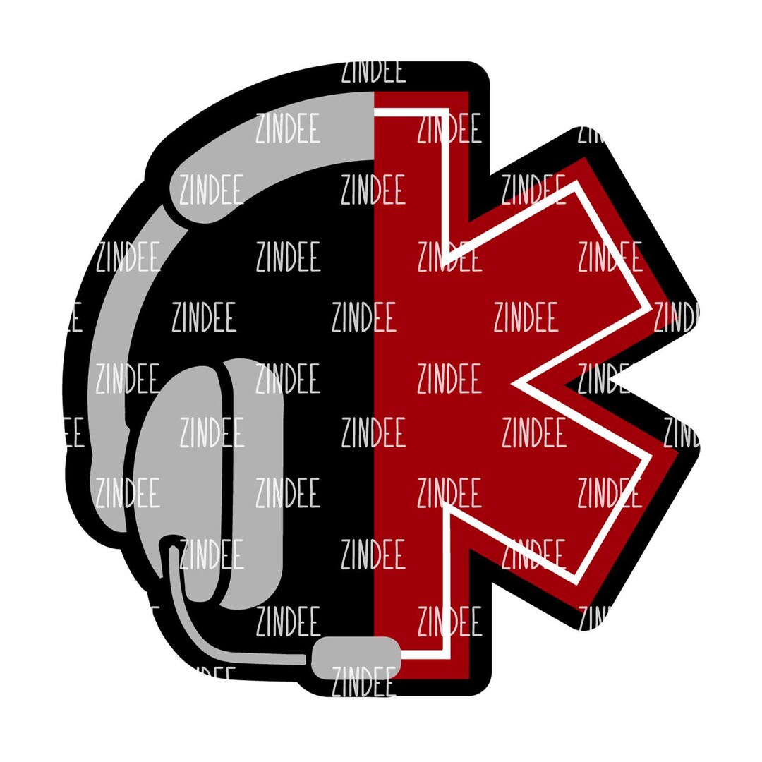 Dispatch Star of Life Acrylic BLANK and Matching UVDTF Sticker (2 Inch ...