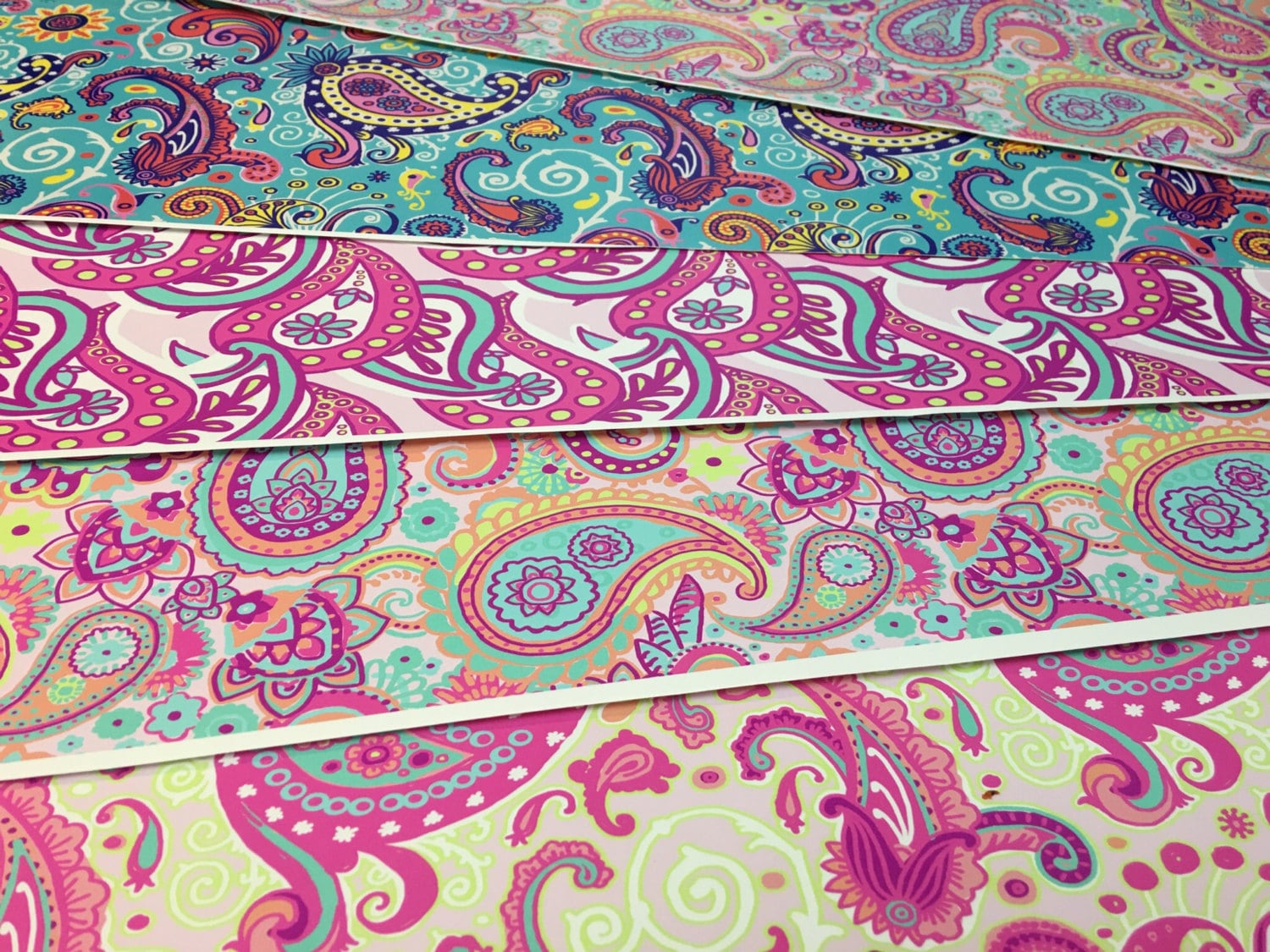 Paisley Printed Vinyl, Adhesive Vinyl, Heat Transfer Vinyl, Pattern ...