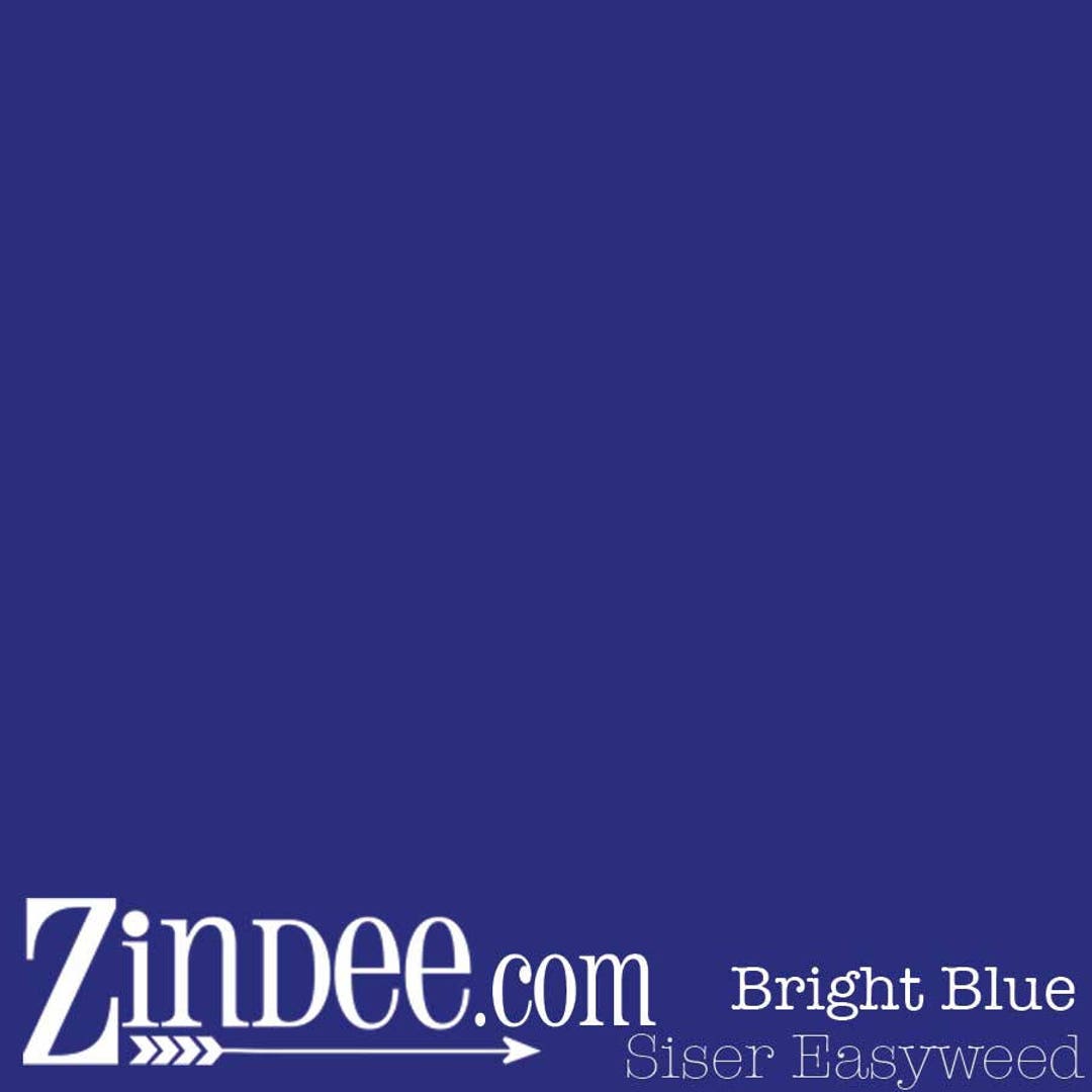 BRIGHT BLUE Siser Easyweed Heat Transfer Vinyl - Etsy