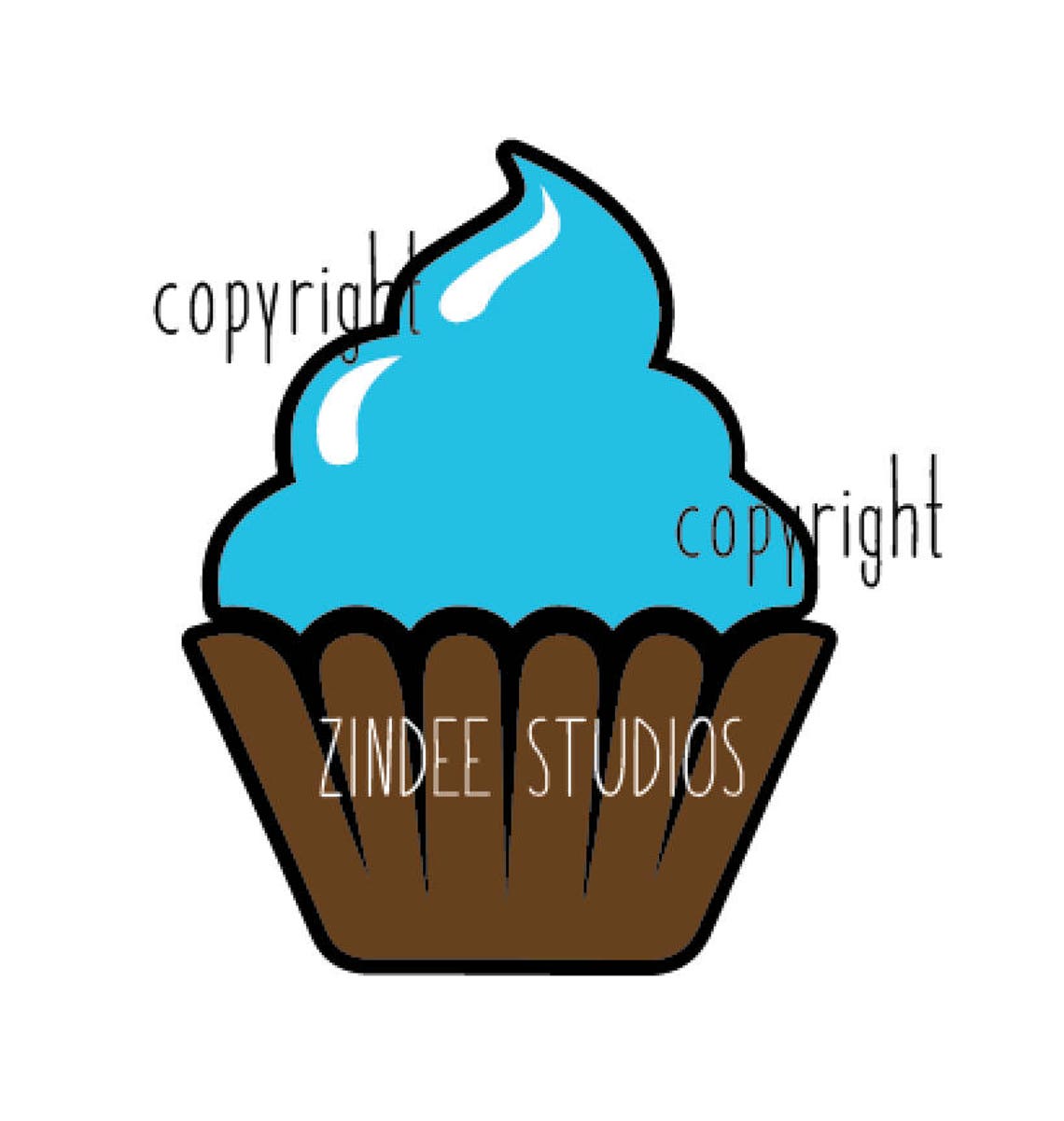 Cute Cupcake SVG DXF Cut File Vinyl Ready Design SVG File - Etsy