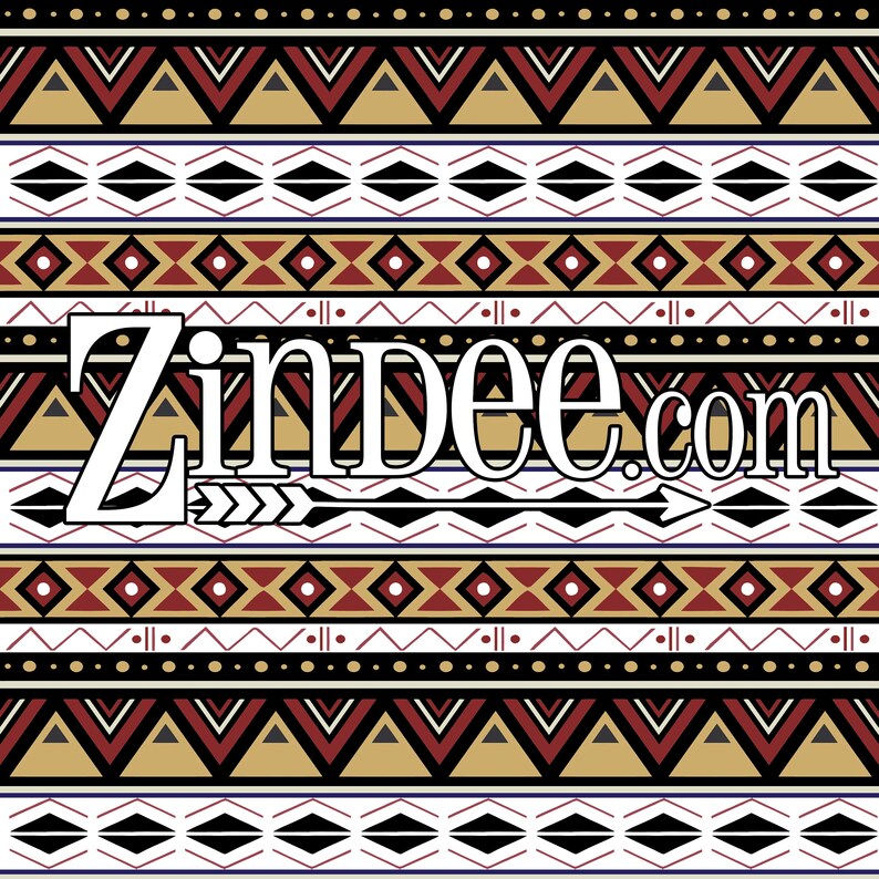 Maroon Beige Aztec Printed Vinyl Adhesive Vinyl Heat - Etsy