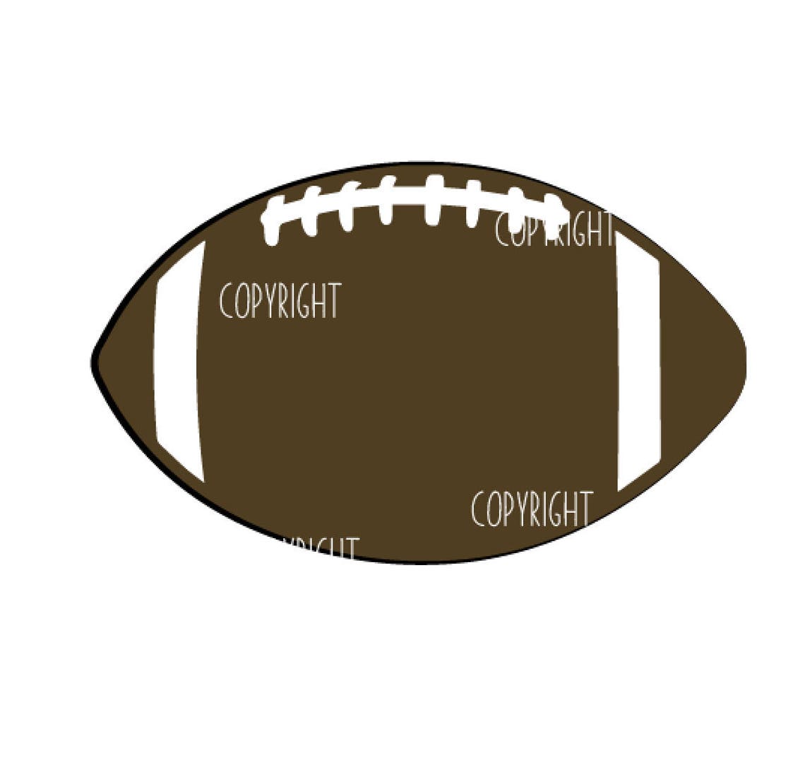 Football Cut File SVG DXF Cut File Vinyl Ready Design SVG | Etsy