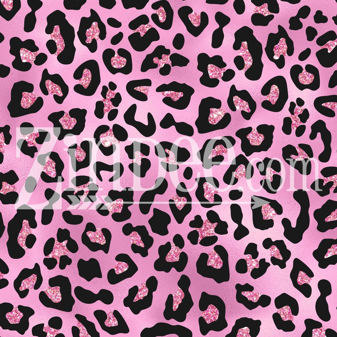 Pink Glam Leopard Vinyl Heat Transfer Vinyl or Adhesive Vinyl, Heat ...