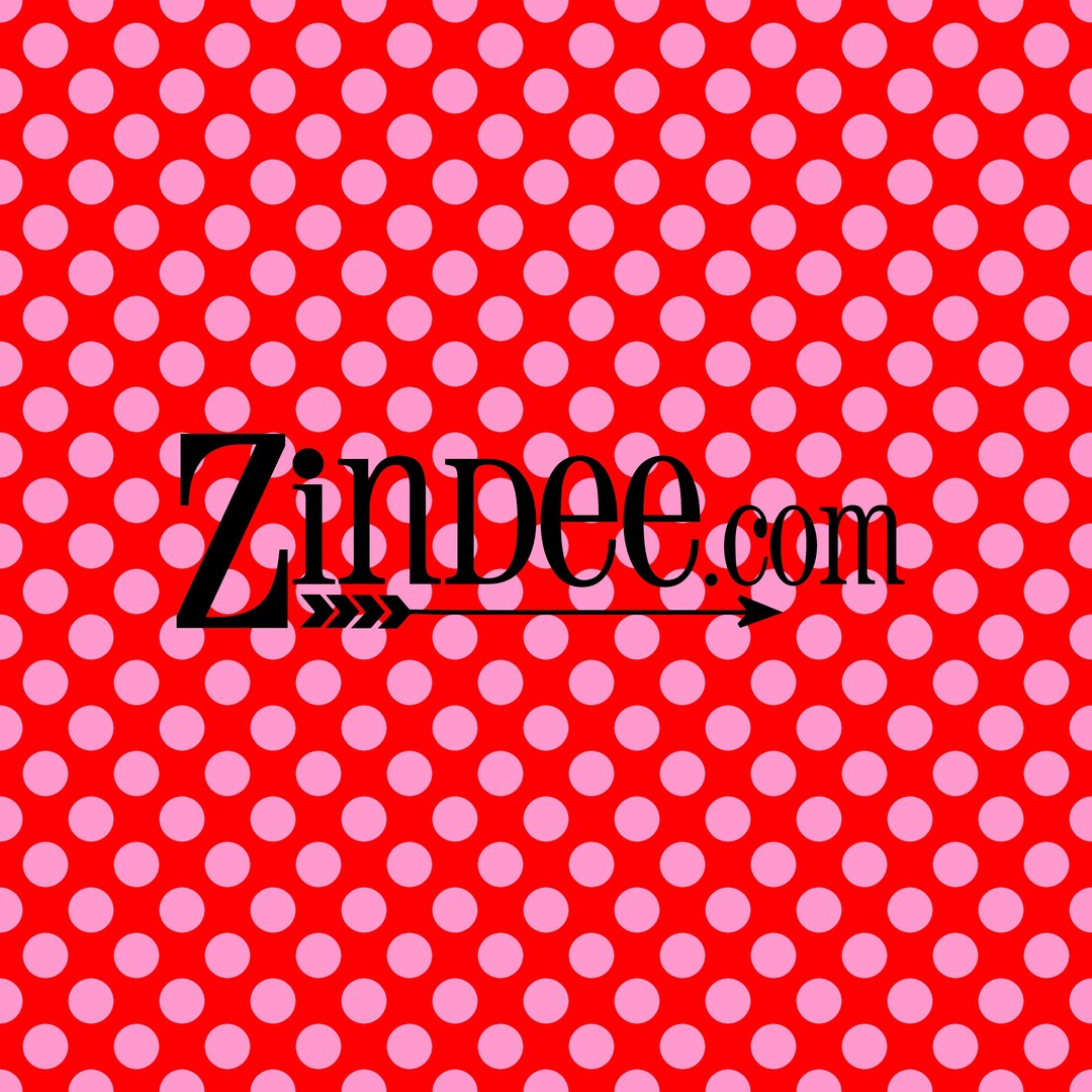 Valentine Dots Pattern Vinyl, Adhesive Vinyl, Heat Transfer Vinyl ...