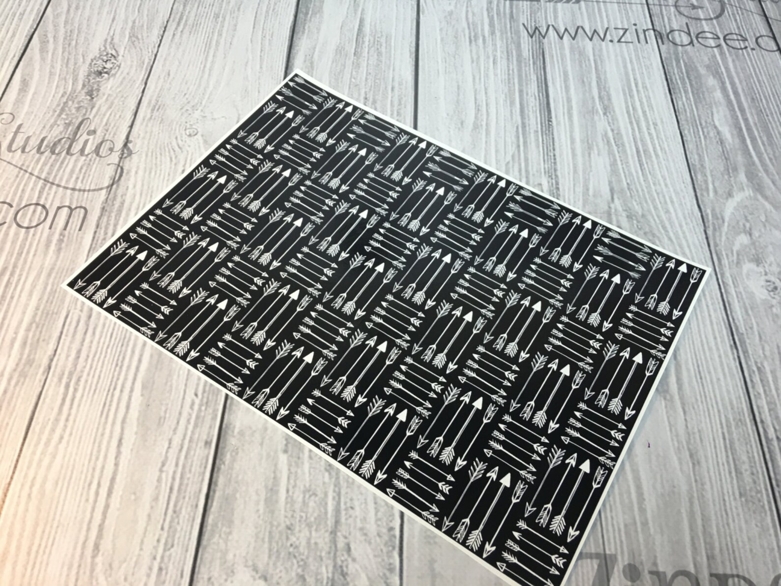 Black and White Arrow vinyl arrows printed vinyl adhesive | Etsy