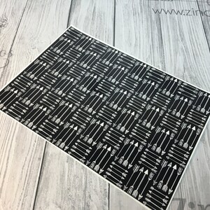Black and White Arrow Vinyl, Arrows Printed Vinyl, Adhesive Vinyl, Heat ...