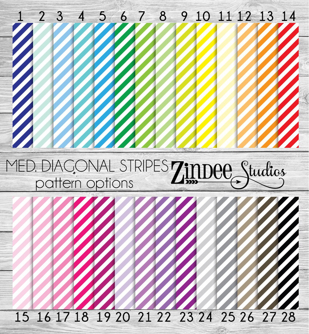 Patterned Vinyl, Diagonal Stripes Printed Vinyl, Adhesive Vinyl, Heat ...