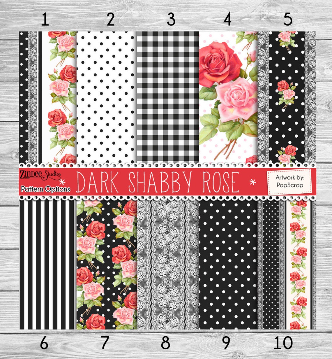 Dark Shabby Rose Printed Vinyl Adhesive Vinyl Heat Transfer - Etsy