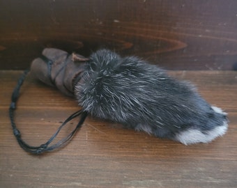 1 Lucky Real Rabbits Foot Taxidermy Midwest Rabbits Foot 100% Real ...