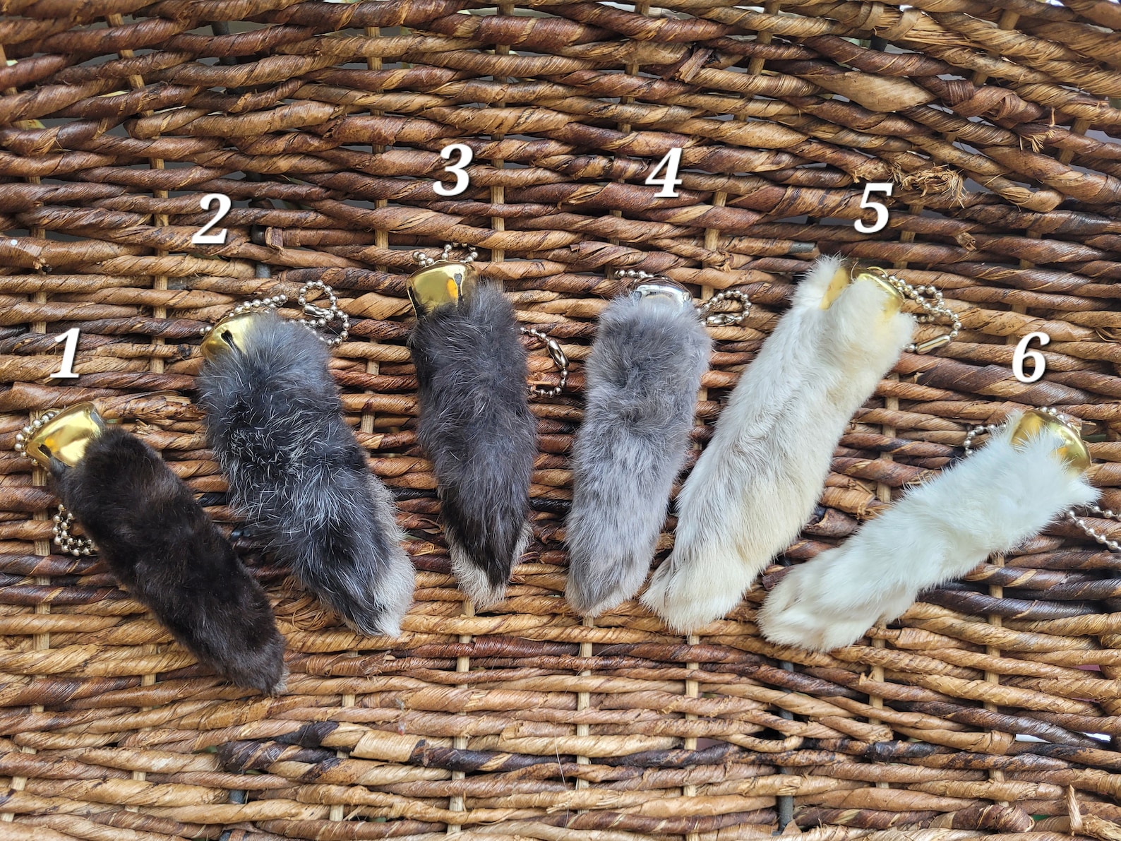 Rabbit Foot Keychain - Sustainably Sourced - Hind Foot - Etsy