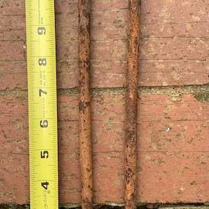 Pair of 2 Old HUGE 12 Long Nails Rusty Rustic Farmhouse | Etsy
