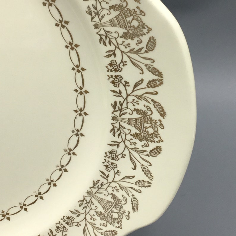 Edwin Knowles Shipping Included Wheat Pattern Tab Handled Cake Plate ...