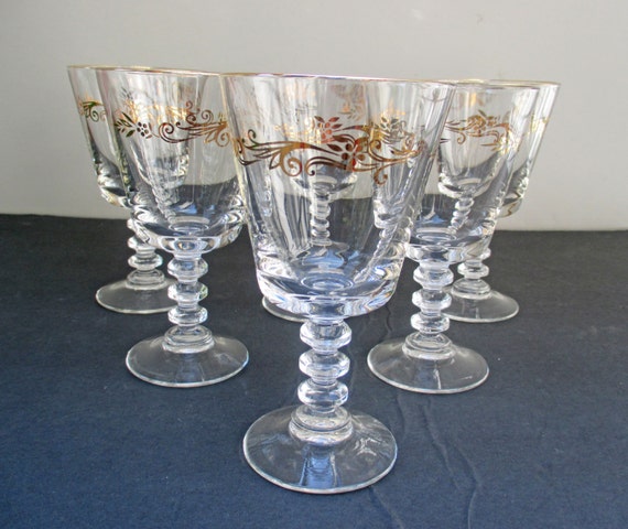 Large Water Goblets Wafer Stem Lifetime China Homer Laughlin | Etsy