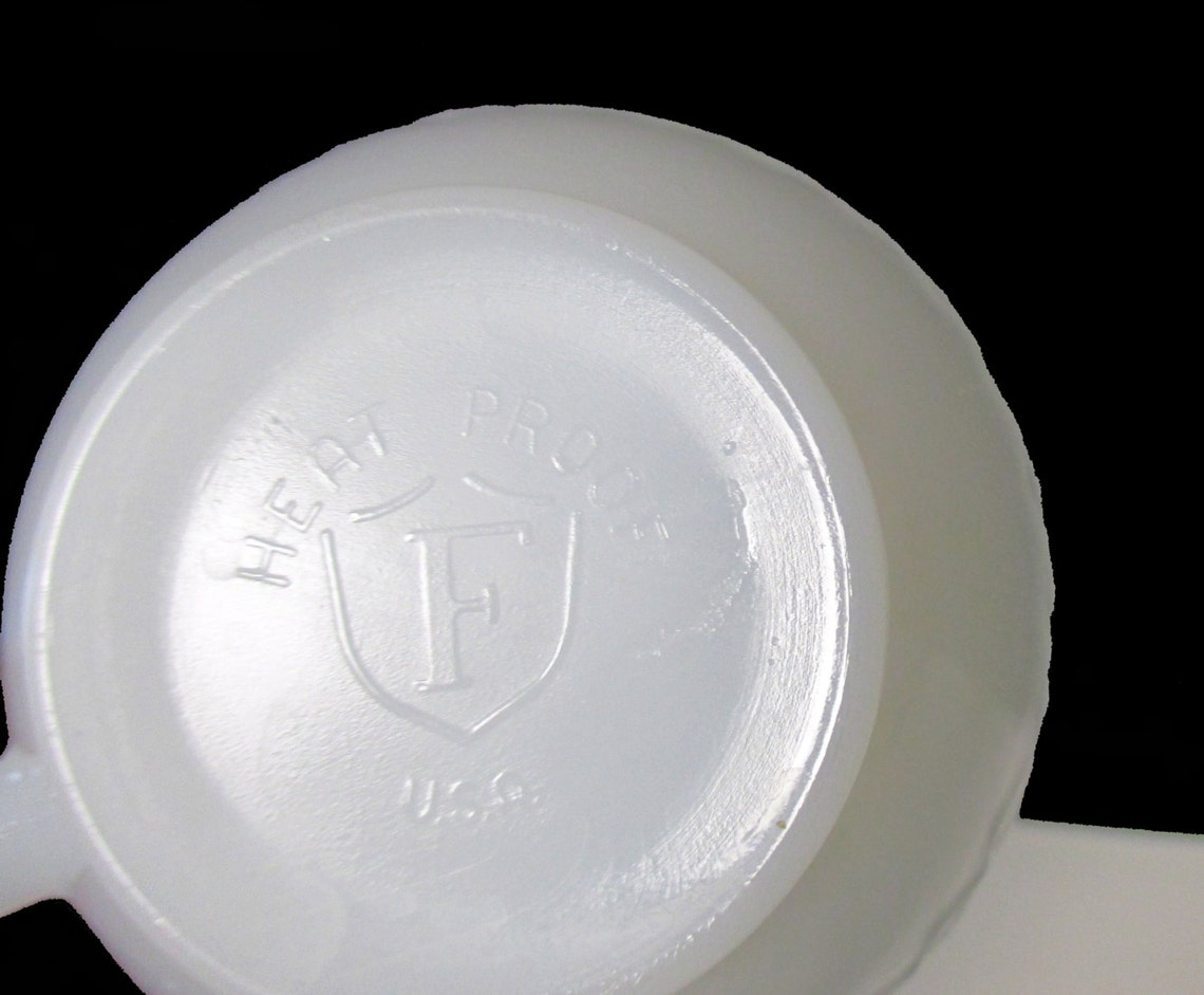 Federal Glass Golden Harvest Pattern Milk Glass With Gold | Etsy