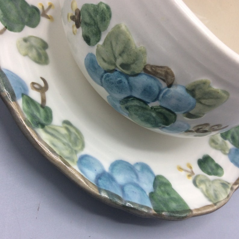 Metlox Poppytrail Vernonware Sculptured Blue Grape Pattern | Etsy