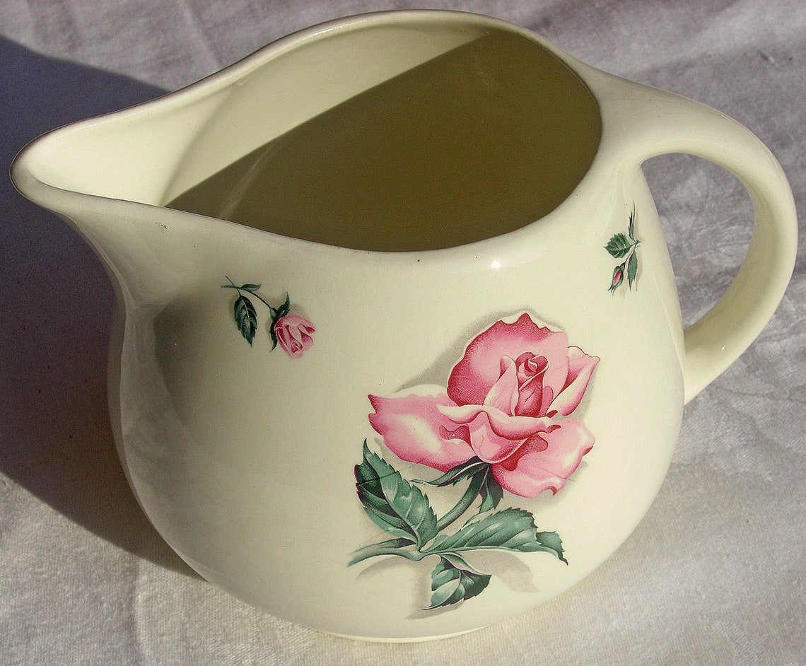 Homer Laughlin Rhythm Rose Pattern Household Institute | Etsy