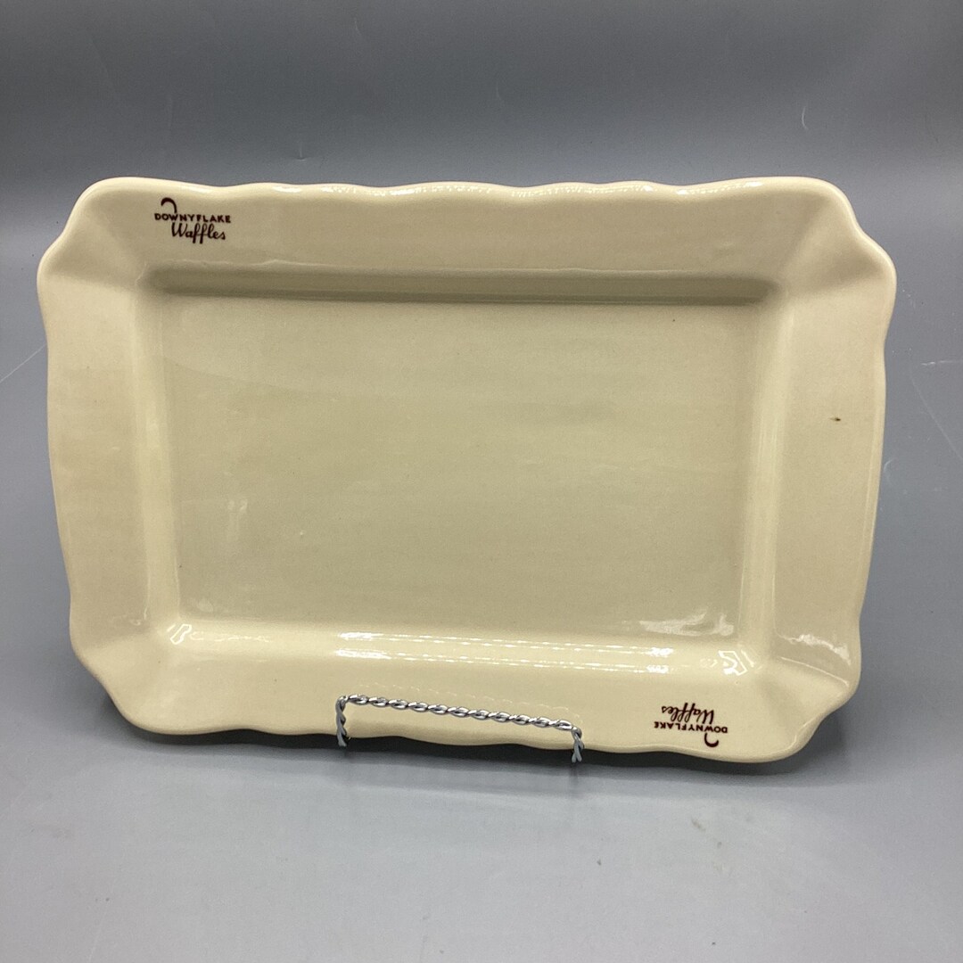 Iroquois China Restaurant Ware Desert Tan - Downyflake Waffle Serving ...