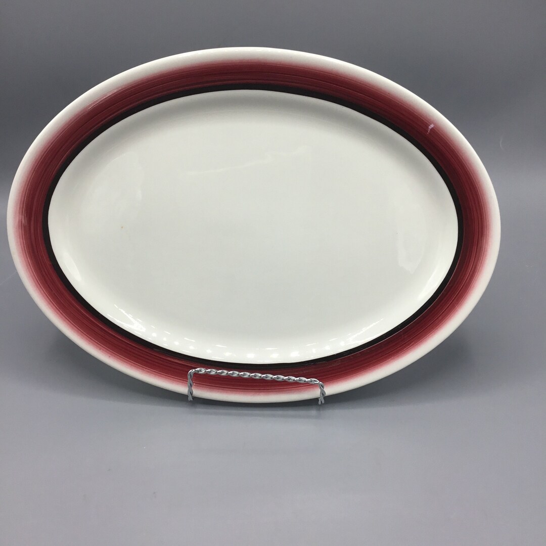 Mayer China Restaurant Ware Diner - Reverse Red Fade Out With Black ...