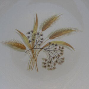 Homer Laughin China Rhythm Shape Golden Wheat Pattern Coupe Soup Bowls ...
