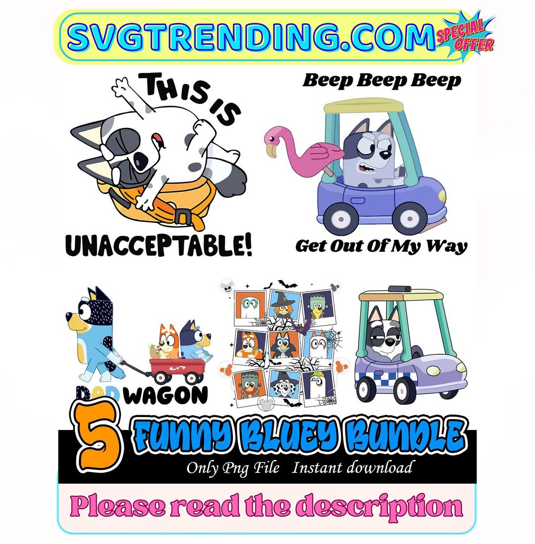 Bluey and Bingo Digital Png Blue Bingo Dogs Png Bluey - Etsy UK
