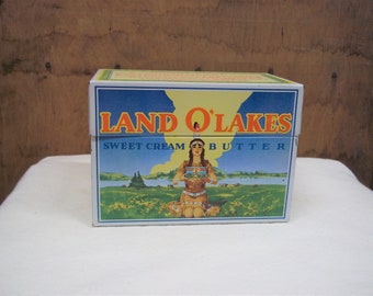 Land O Lakes Box - Etsy