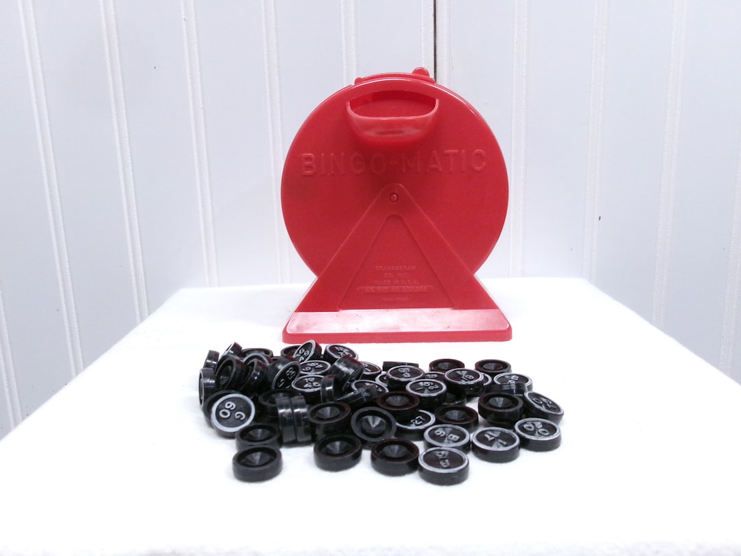 Vintage Replacement Bingo-matic Bingo Game Dispenser With Some Numbers ...