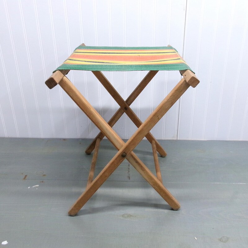 Folding Stool Canvas - Etsy