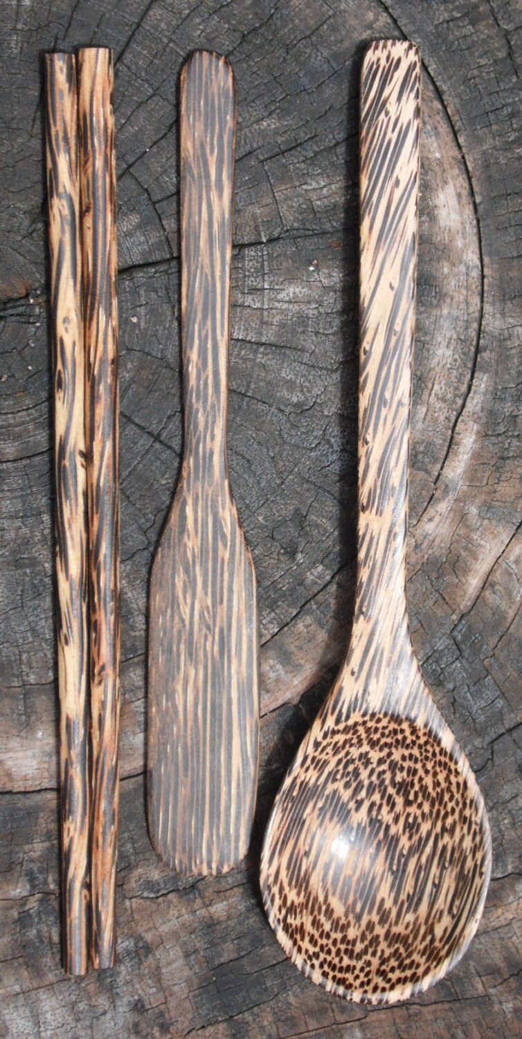 Oryoki Utensil Set Palmwood | Etsy