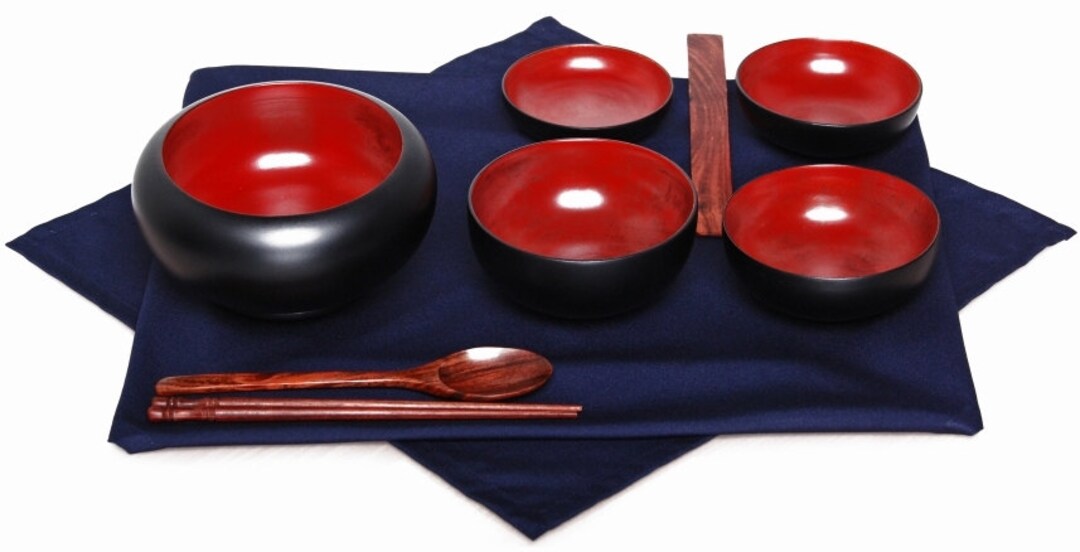 Mahogany Wood Monk's Oryoki 6 Bowl Set - Etsy