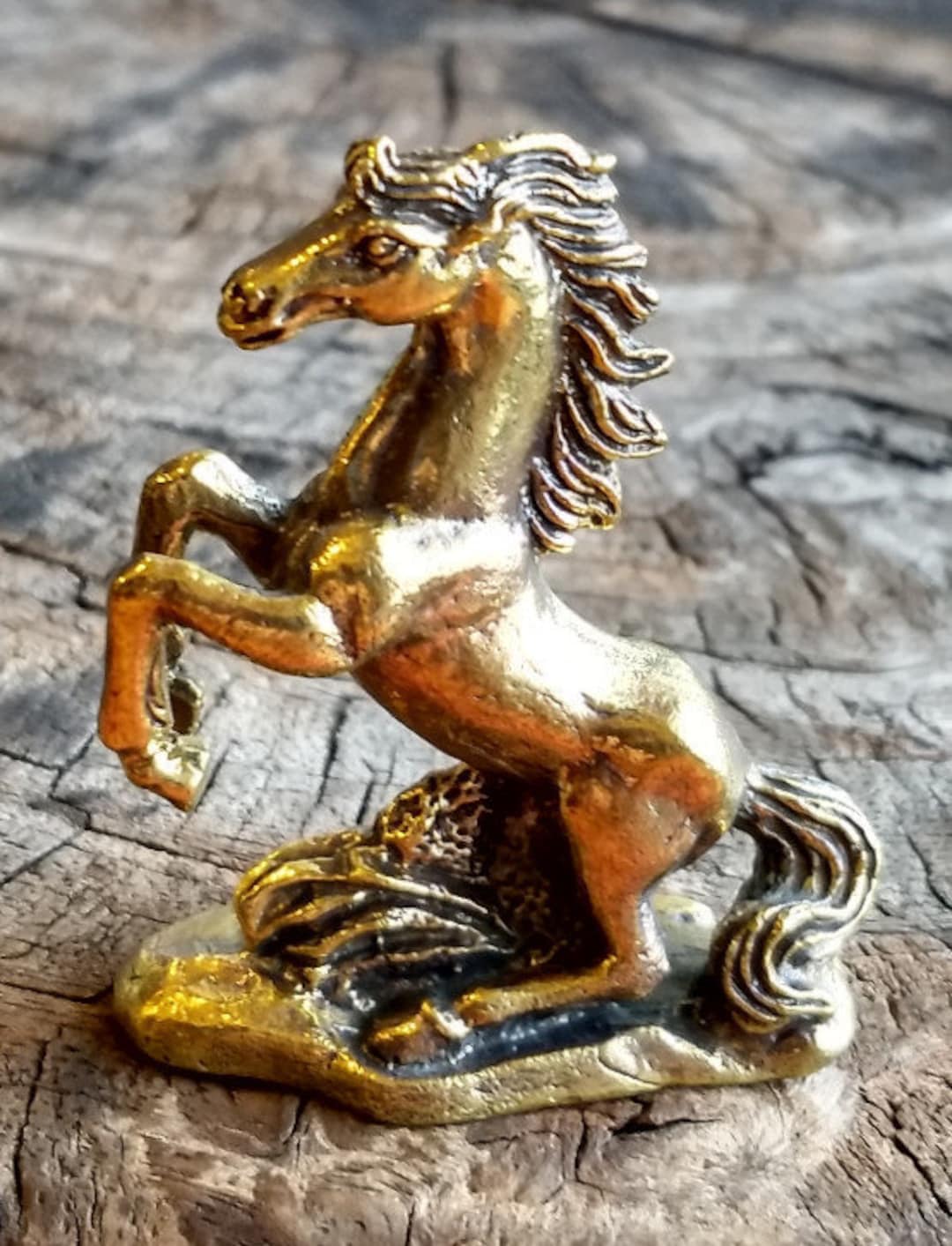 Windhorse Brass Statuette Travel Altar Meditation Shrine Statue - Etsy