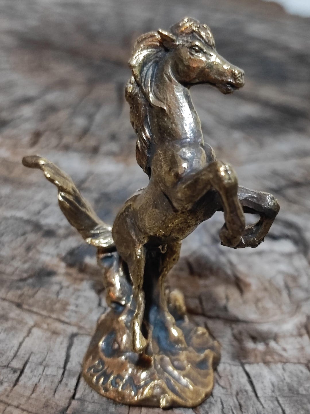 Windhorse Brass Statuette Travel Altar Meditation Shrine Statue - Etsy