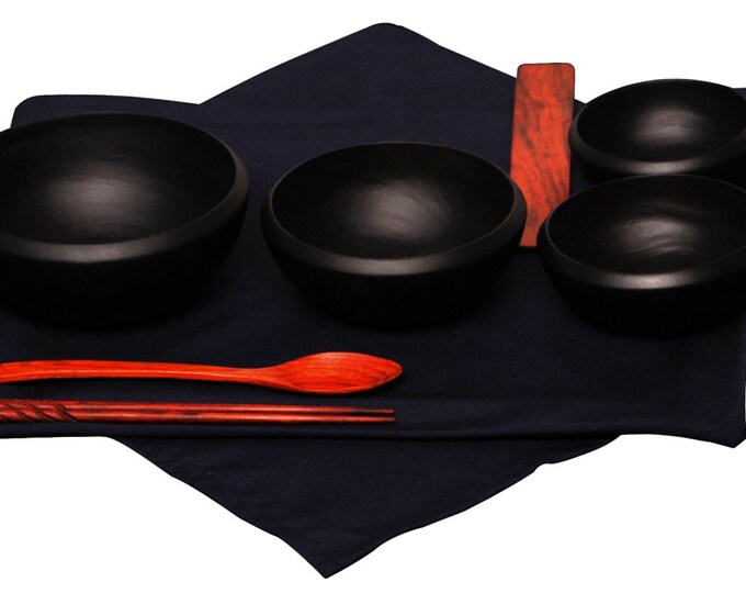 Mahogany Wood Soto Oryoki Set - Etsy