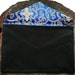 Rakusu Case Carrying Pouch Dharma Book Bag in Canvas With Blue Lotuses ...