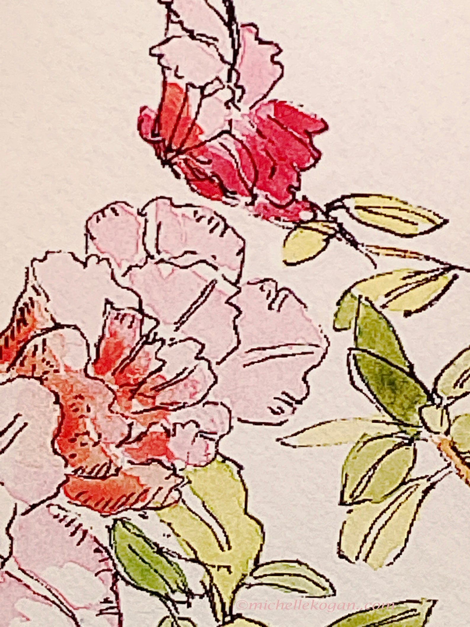 Azalea Mother's Day Card, by Michelle Kogan, Greeting Card, for All Mom ...
