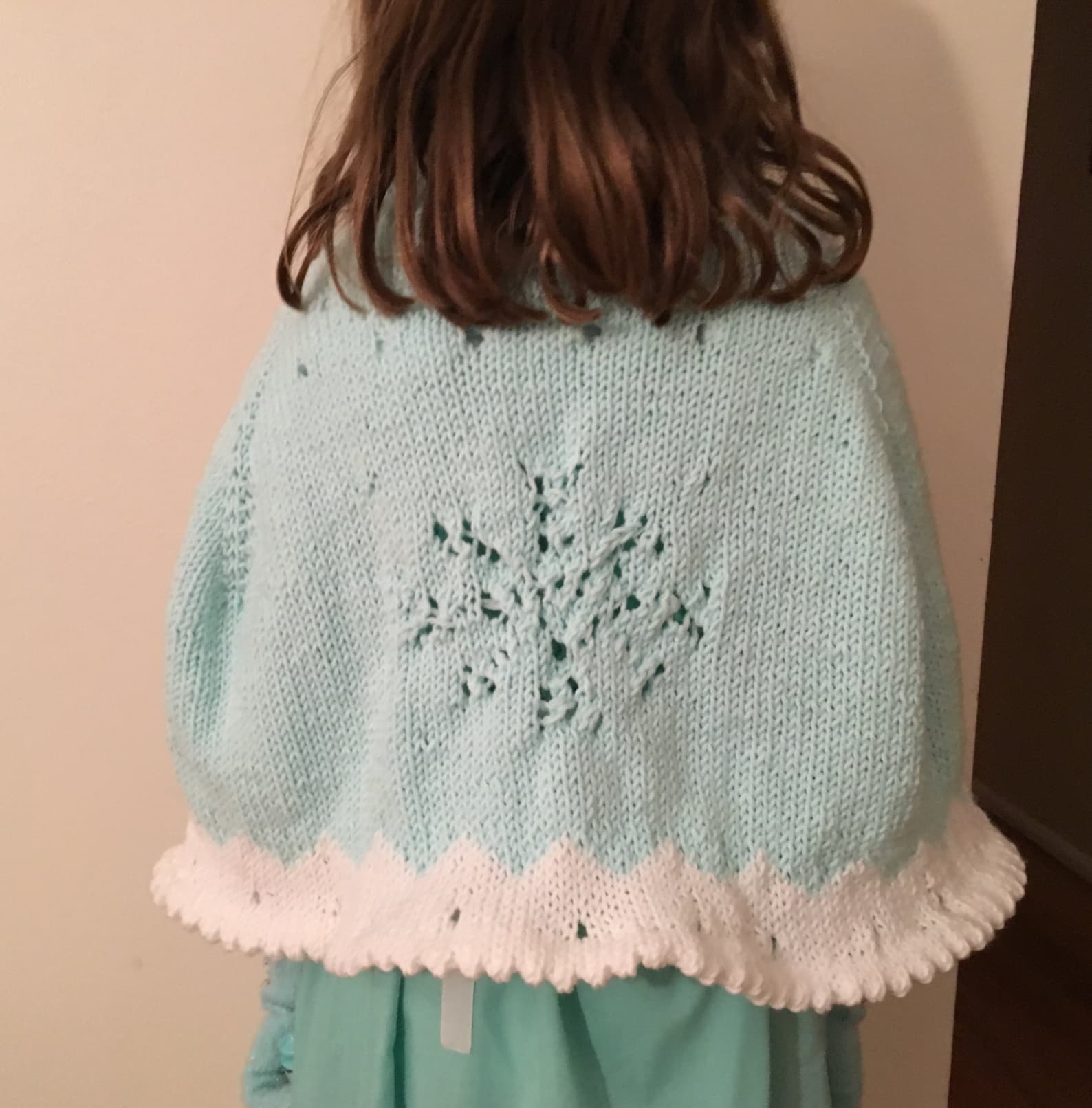 Frozen Elsa Snowflake Cape Knitting Pattern PDF - Etsy