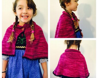 Frozen Princess Anna Inspired Coronation Cape PDF Pattern, Sizes 4-12 ...