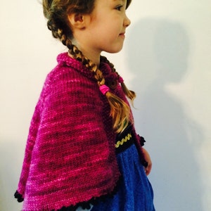 Frozen Anna Cape Knitting Pattern PDF - Etsy