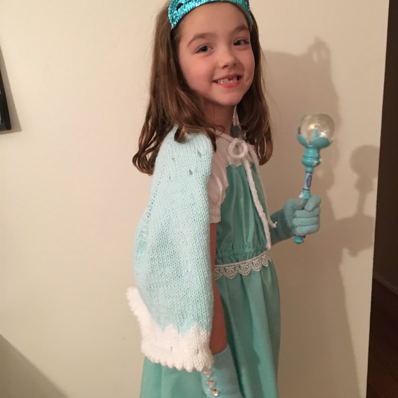 Frozen Elsa Snowflake Cape Knitting Pattern PDF - Etsy