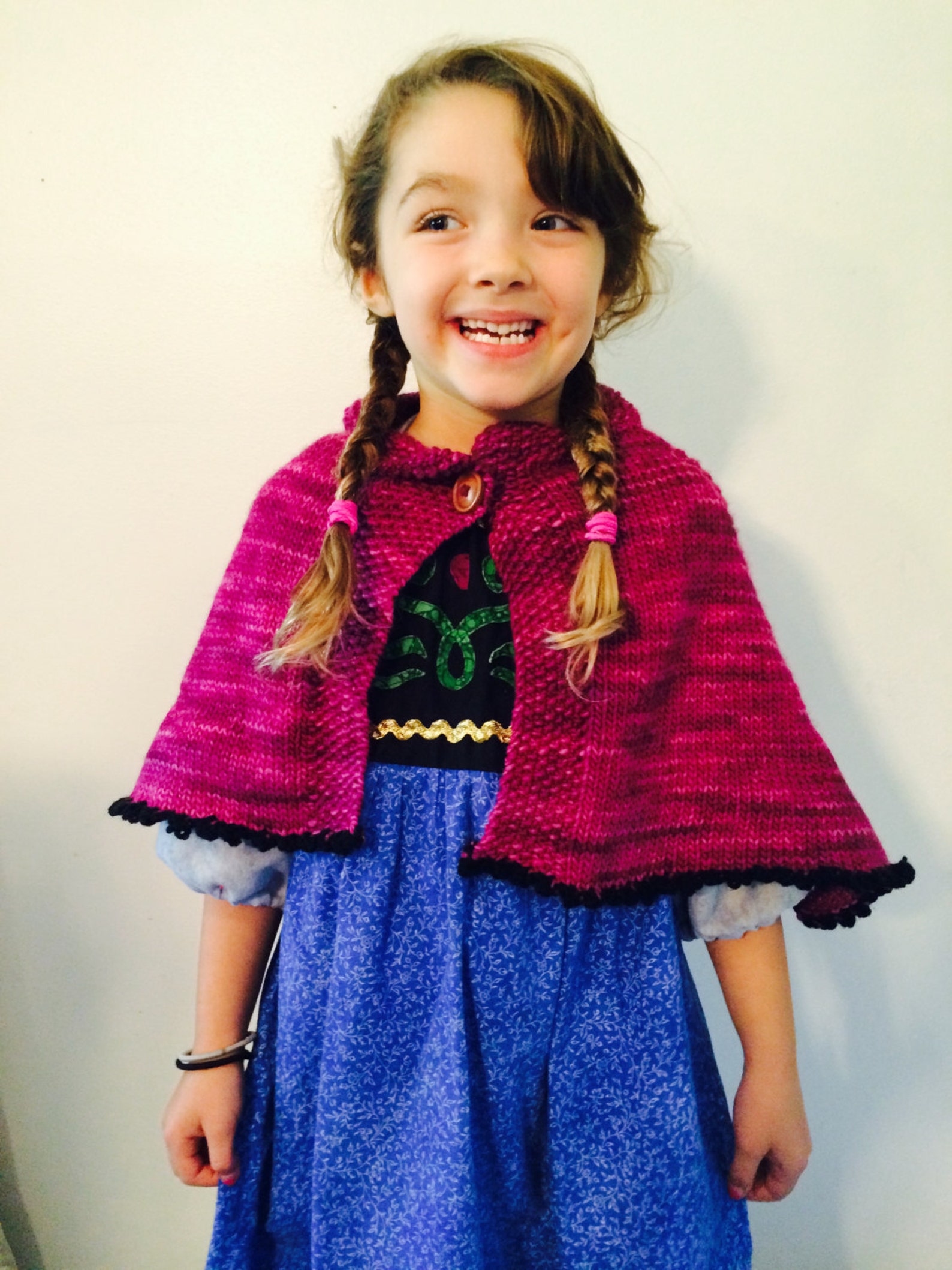 Frozen Anna Cape Knitting Pattern PDF - Etsy