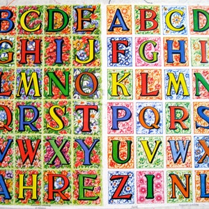 Paper Scrap, Alphabet, New Old Stock - Etsy