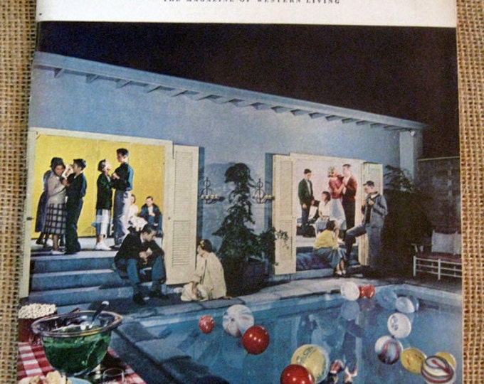 Vintage Sunset Magazine, September 1950 Issue - Etsy