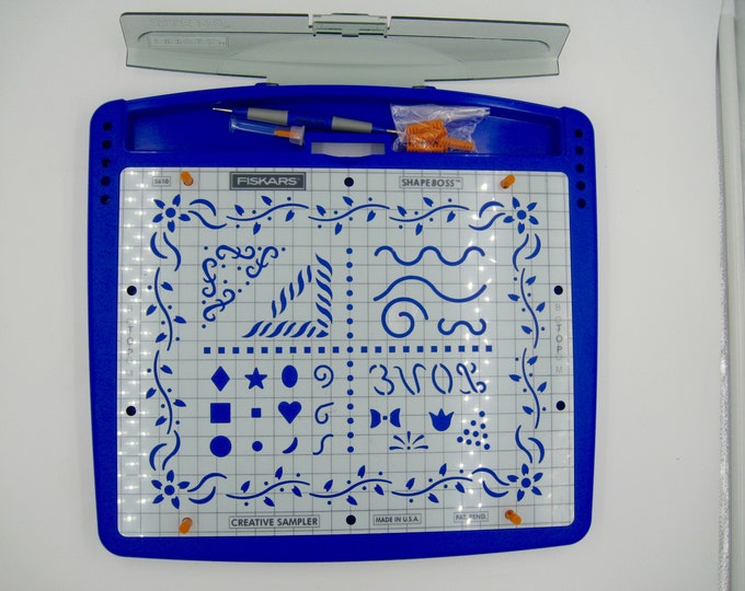 Fiskars Shapeboss, Crafting Aid, Embossing Set for Paper Crafting, - Etsy