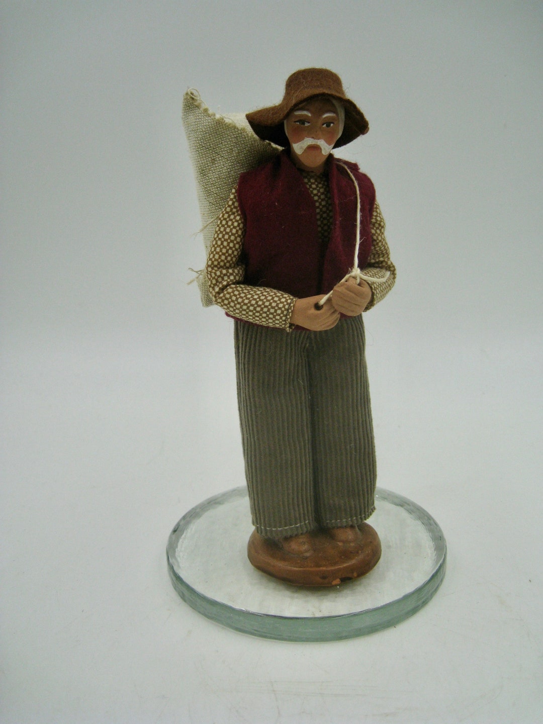 French Santon #2 - the Peasant, Vintage, South of France - Etsy