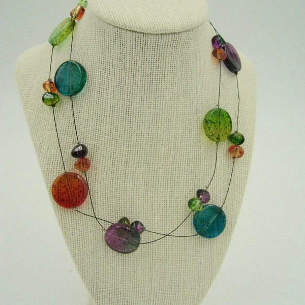 Necklace Colorful - Etsy