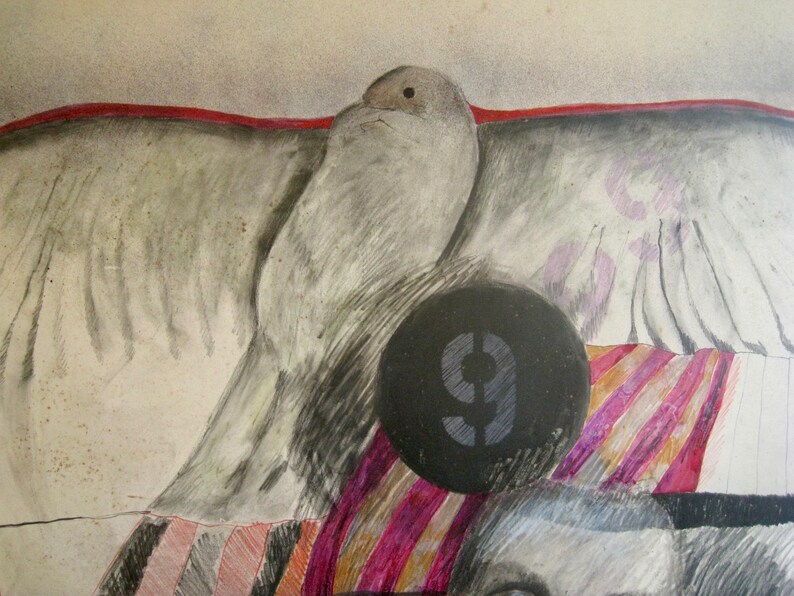 Nan Nalder Original Mutli-media Art Piece, From the 1970's, on ...